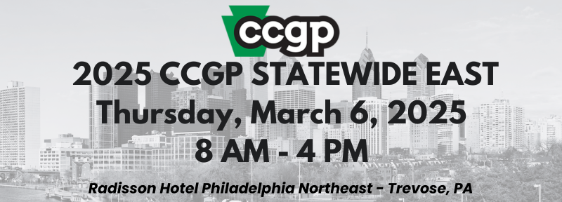 Save the Date: 2025 CCGP Statewide Conference – East | Council on ...